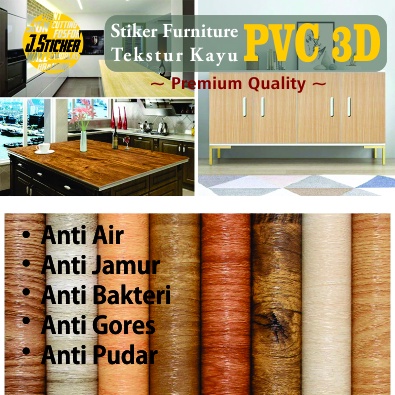 Jual Stiker Furniture 3D PVC tekstur Kayu | Shopee Indonesia
