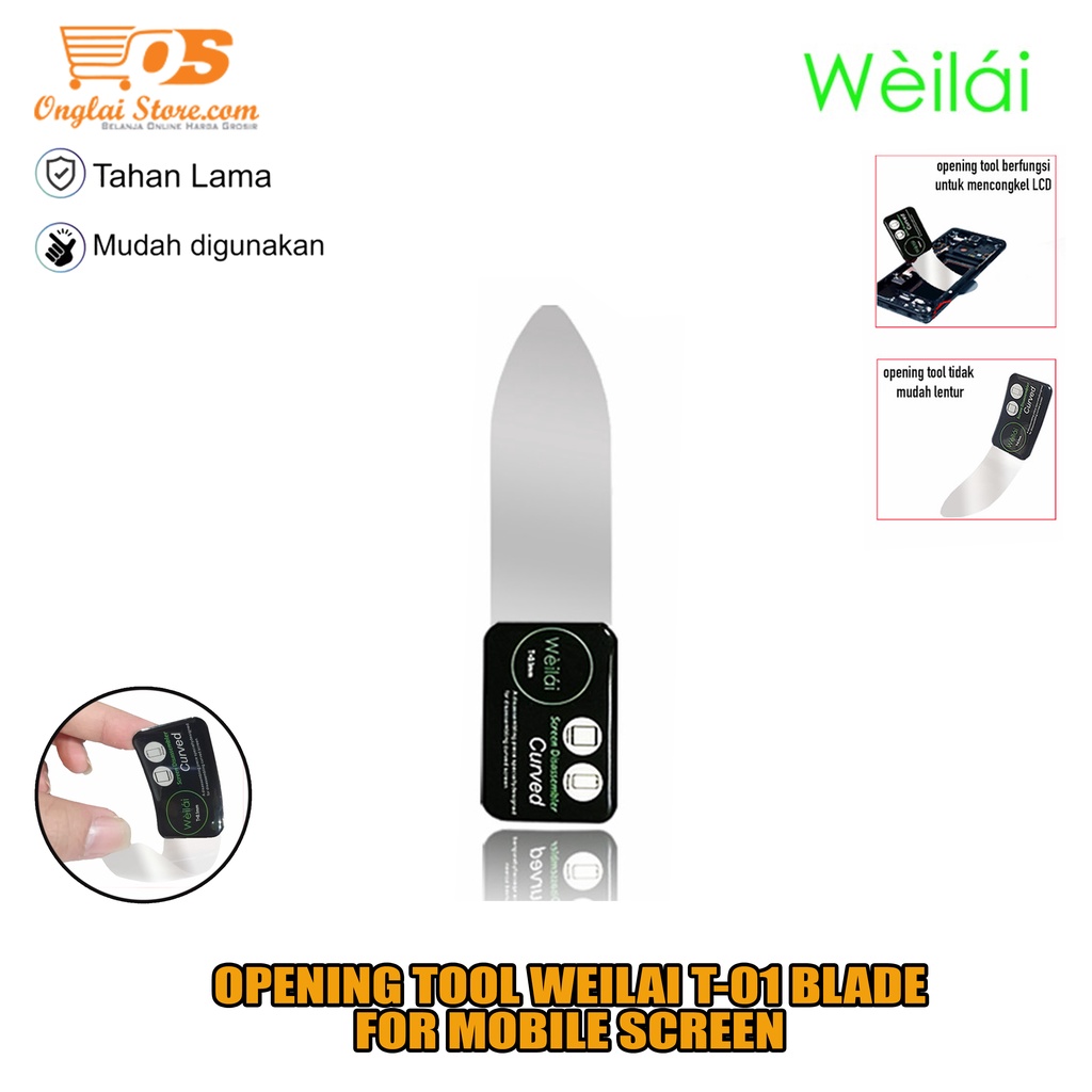 Jual Weilai T-01 Opening Tool Curved Screen Disassemble Blade Original ...