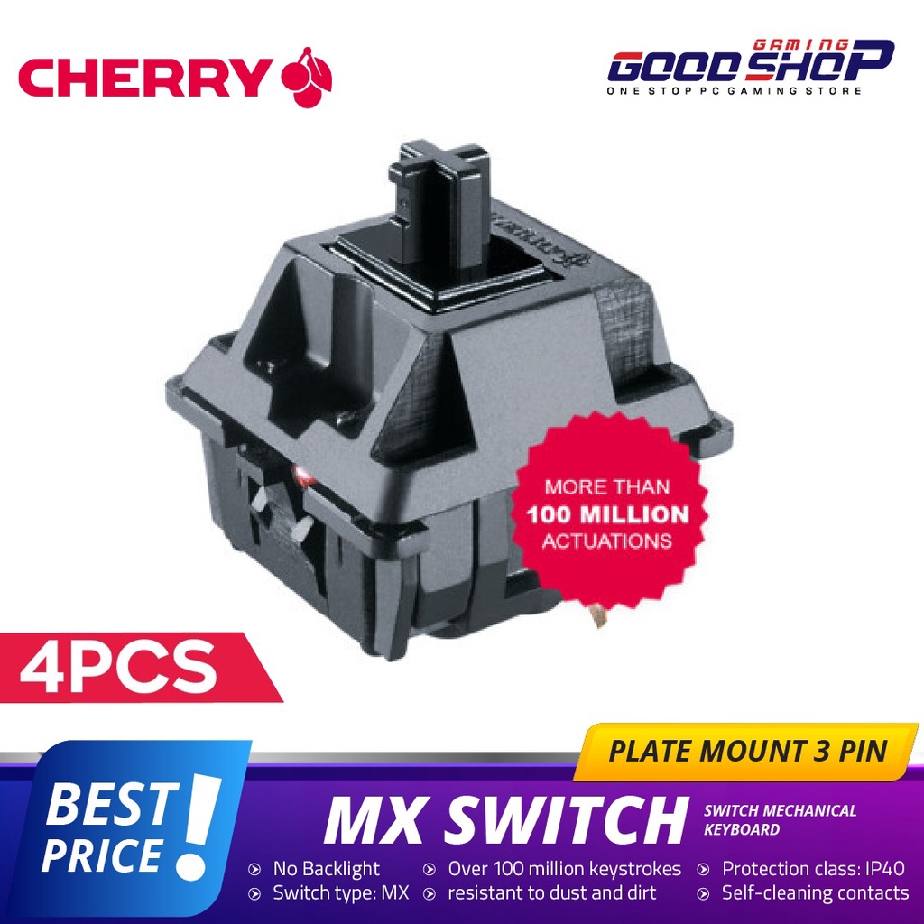 Jual CHERRY MX SWITCH PLATE MOUNT 3 PIN NO BACK LIGHT | Shopee Indonesia
