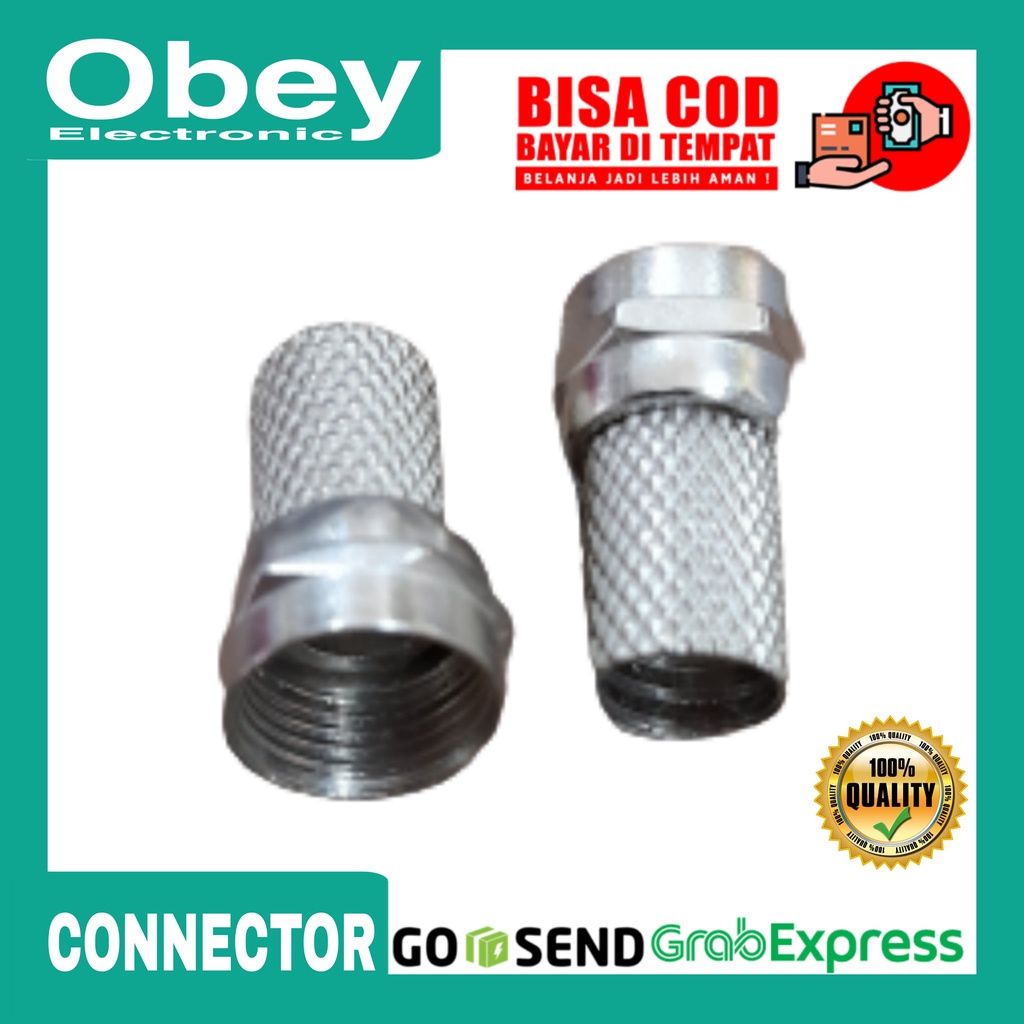 Jual KONEKTOR F 5C DRAT / CONNECTOR JACK RG6 F DRAT ( Drat M ) | Shopee ...