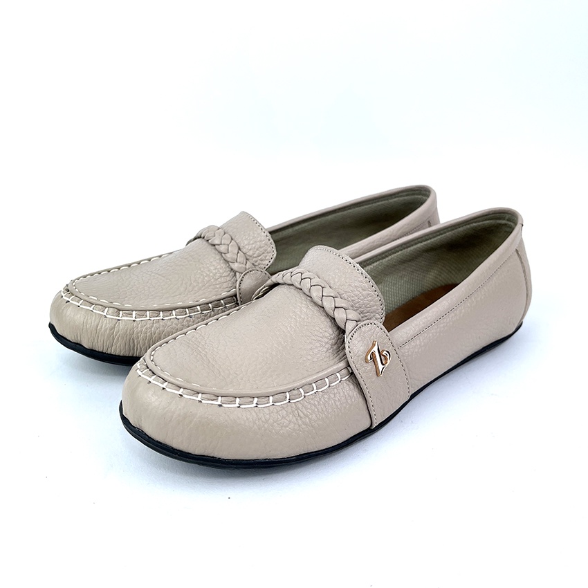 Jual Sepatu Kulit Wanita ZHR / Flat Shoes ZHR Bahan Kulit Sapi Asli ...