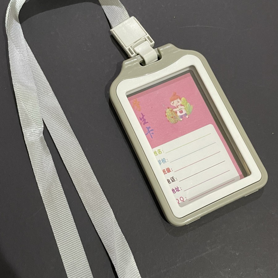 Jual Tempat Id card nametag idcard name tag Bingkai (one set id card ...