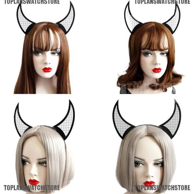 Jual BANDO DESAIN TANDUK SETAN DEVIL OX UNTUK PESTA HALLOWEEN / CLUB ...
