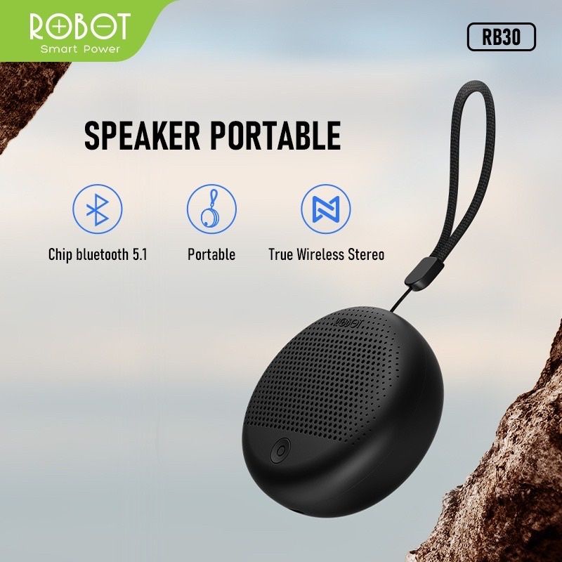 Jual speaker bluetooth robot rb30 / wireless sound robot rb30 original ...