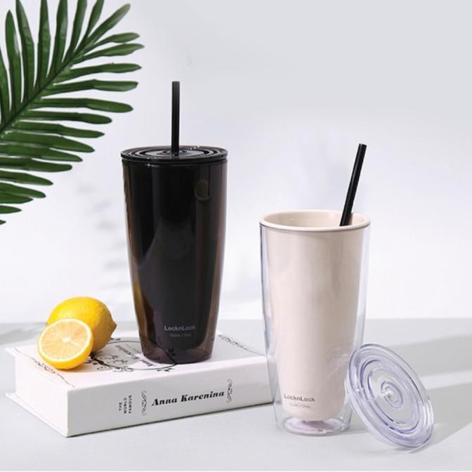 Jual Tumbler Tempat minum Lock n Lock - Double Wall Cold Cup 720ML - HAP507 | Shopee Indonesia