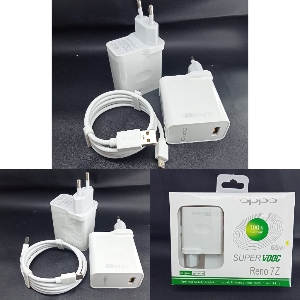 Jual Charger Oppo Reno 7Z 30Wat Original 100% Super VOOC Fast Charging ...