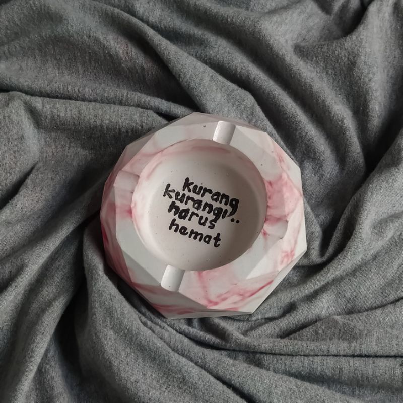 Jual Asbak CUSTOM TEKS Aesthetic | Ashtray Aesthetic CUSTOM TEXT ...