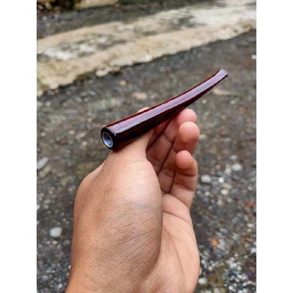 Jual PIPA GALIH KAYU NAGASARI POLOS 12 cm ( semi lengkung ) | Shopee ...