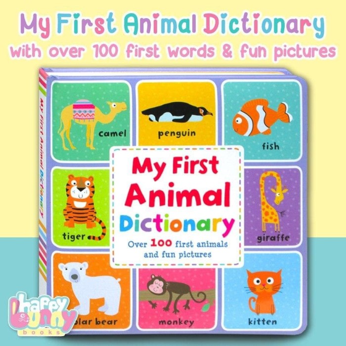 Jual Child Book My First Animal & Picture Dictionary Board Book With ...