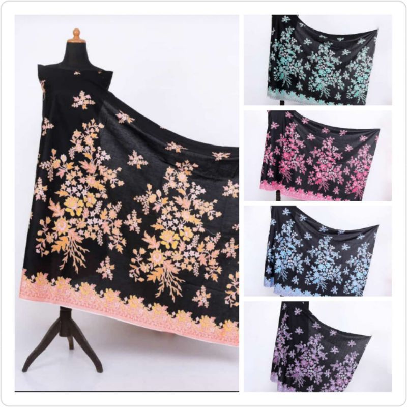 Jual KAIN BATIK PRINTING MOTIF CIBULAN SAKURA KATUN HALUS ADEM MODERN ...
