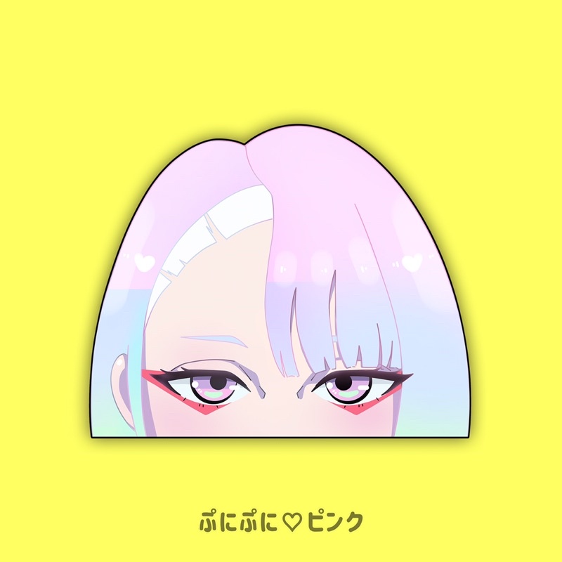 Jual Lucy Peeker | Cyberpunk: Edgerunners, Car Decal, Car Window ...