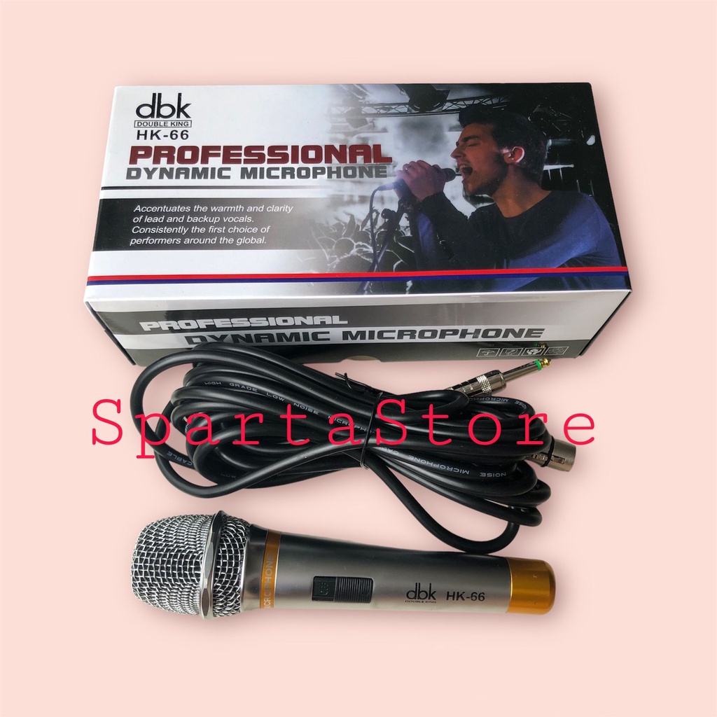 Jual Mic Kabel DBK HK-66 Wired Dynamic Microphone DBK HK-66 (ORIGINAL ...