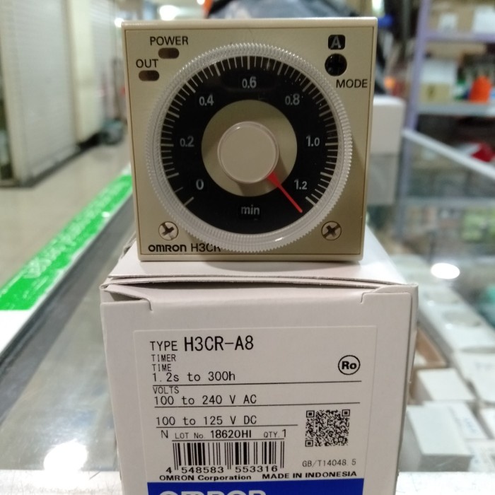 Jual Timer Omron H3CR A8 220Vac / time delay H3CR A8 Omron | Shopee ...