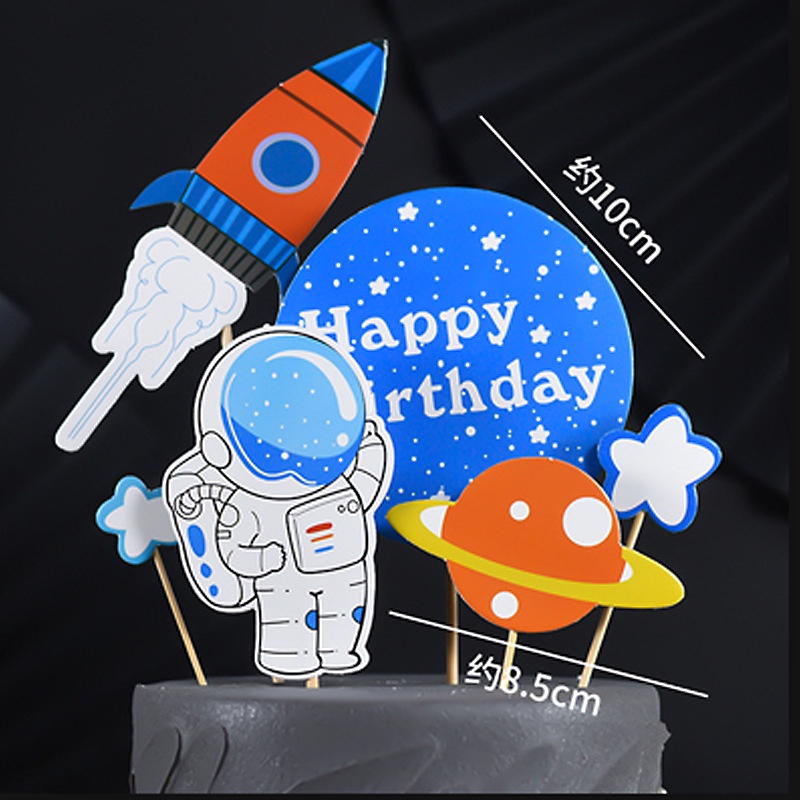 Jual Topper Astronot / Dekorasi Kue Astronot Kertas Karet | Shopee ...