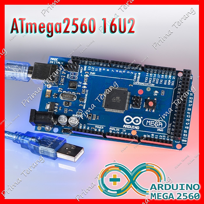 Jual Arduino Mega 2560 Atmega 16AU Atmel Mega16U2 R3 16U2 | Shopee Indonesia