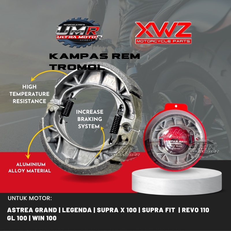 Jual KAMPAS REM TROMOL PIRODO ASTREA GRAND LEGENDA SUPRA X SUPRA FIT ...