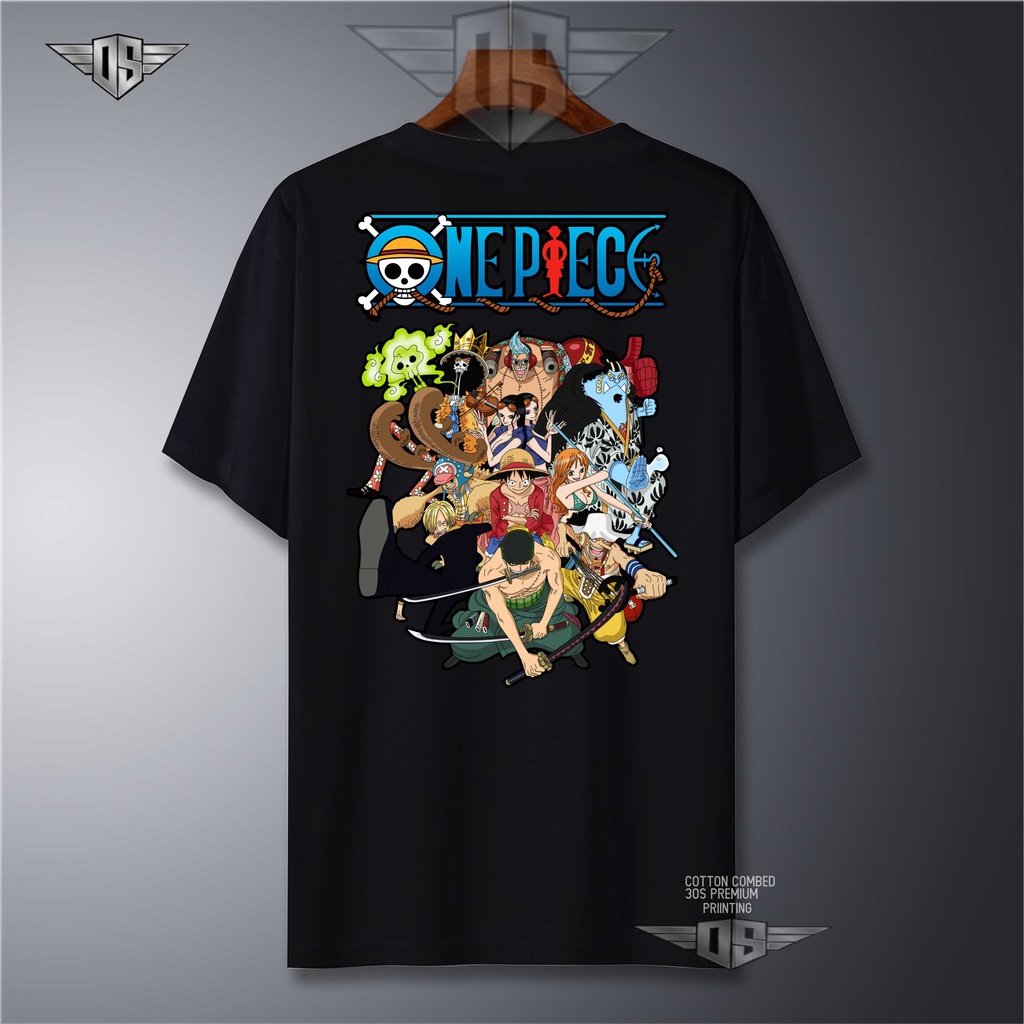 Jual Presiden Kaos Distro Anime ONE PIECE TEAM Tokyo Revengers Cotton ...
