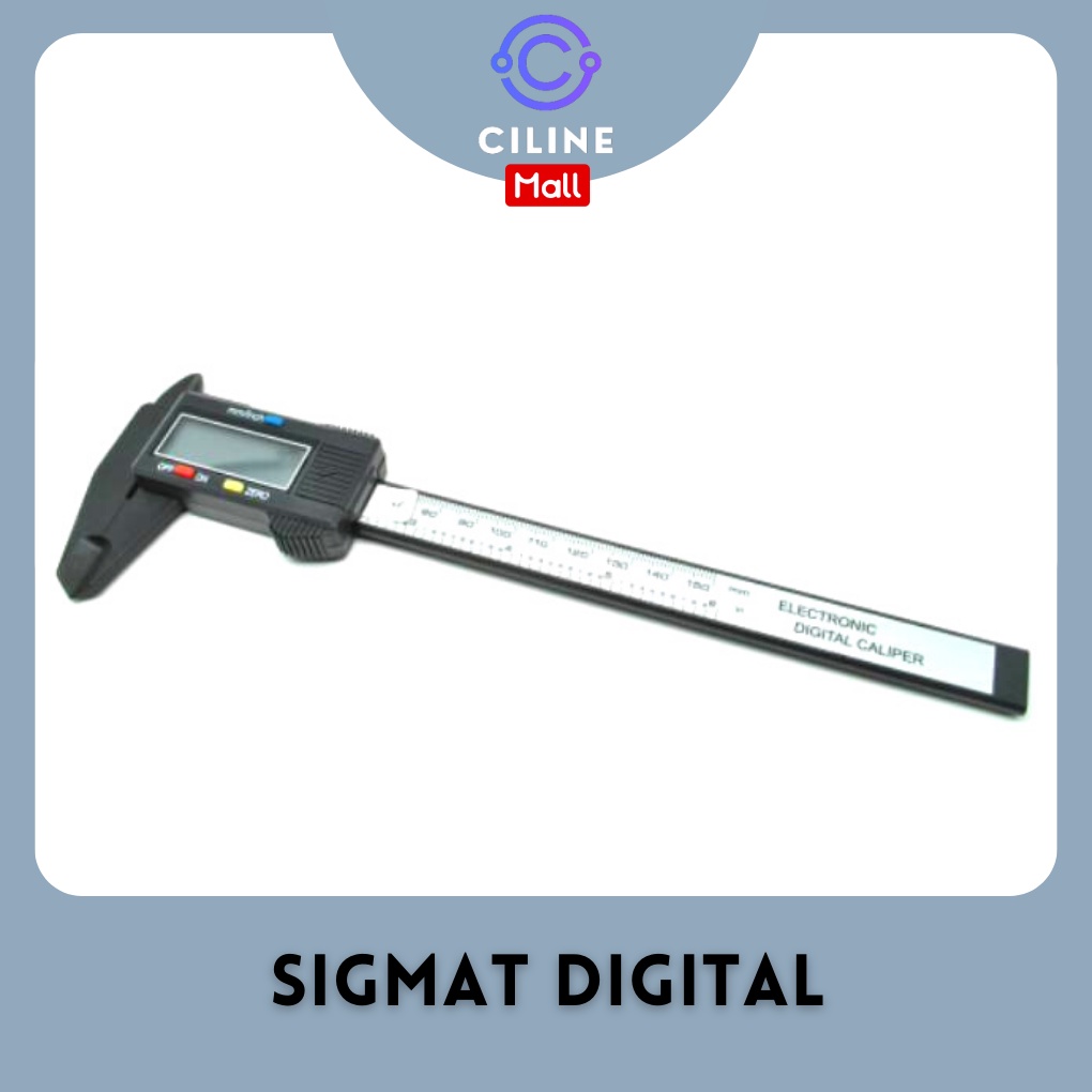 Jual Jangka Sorong Sketmat Sigmat Digital Vernier Caliper / Kaliper 150mm / Jangka Sigmat ...