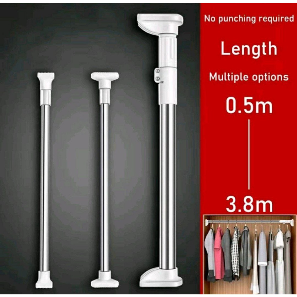 Jual PLAZAHOOK Tiang Fleksibel / Tiang Pintu / Tiang Gorden / Tiang ...