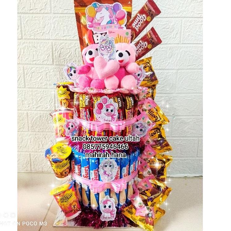 Jual kodeMm3M7--(Link Ekspedisi) snack tower - snack cake - snack tart ...