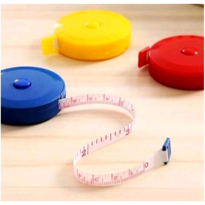 Jual Metline / Meteran 1,5 cm Alat Pengukur Lingkar Perut | Shopee ...