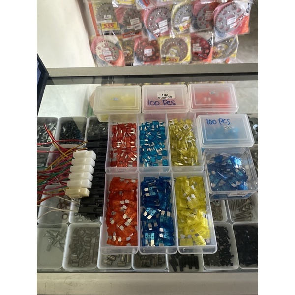 Jual sekring kecil sekring besar, sikring kecil sikring besar 10A, 15A ...