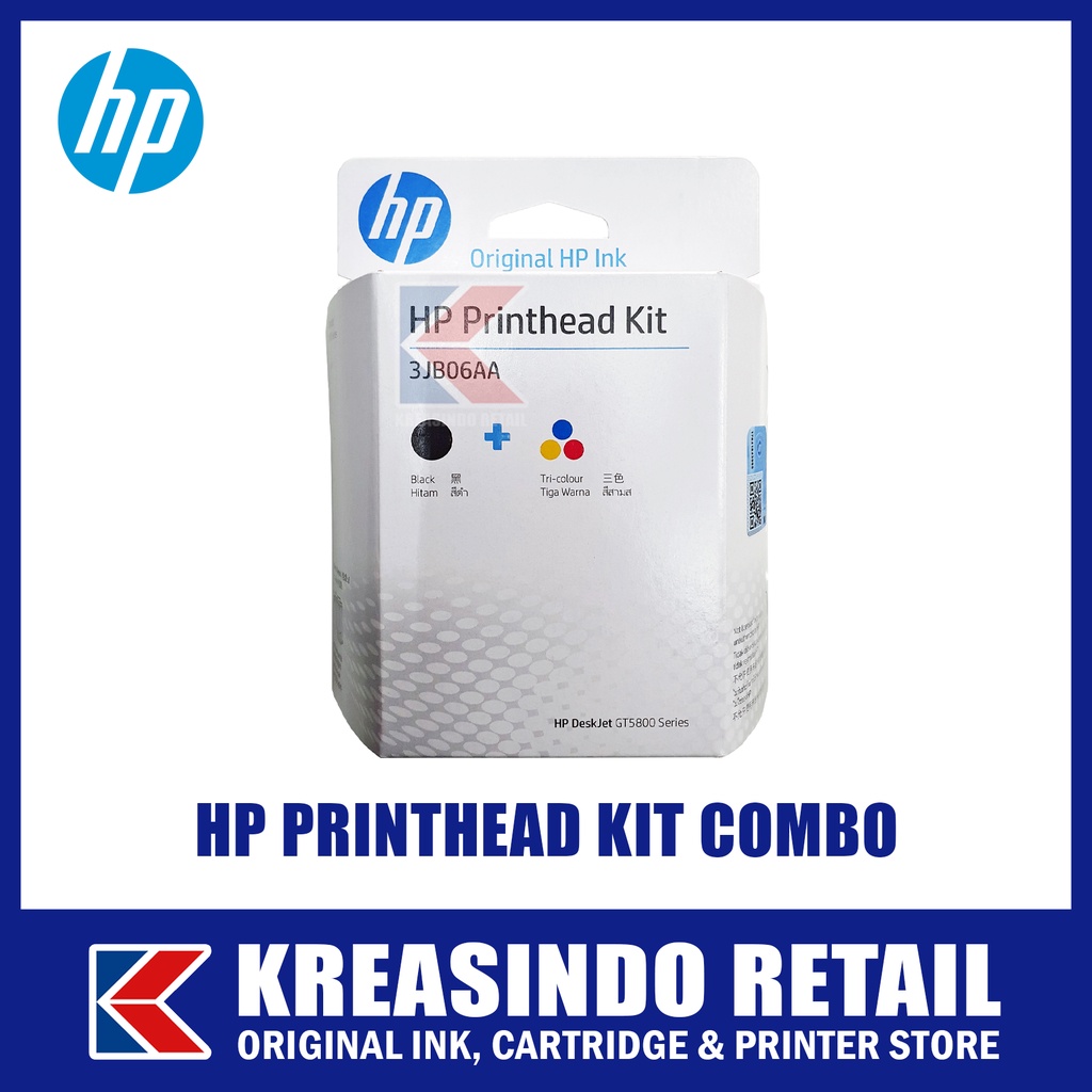 Jual HP Printhead Kit / Print Head Combo GT51 Black & GT52 Color ...