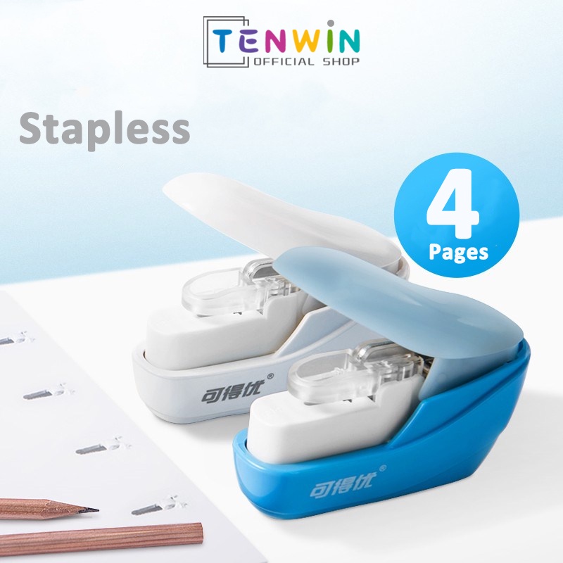 Jual KW TRIO 5399 Magic Stapler / Stapless /Stapler Unik Tanpa Isi ...