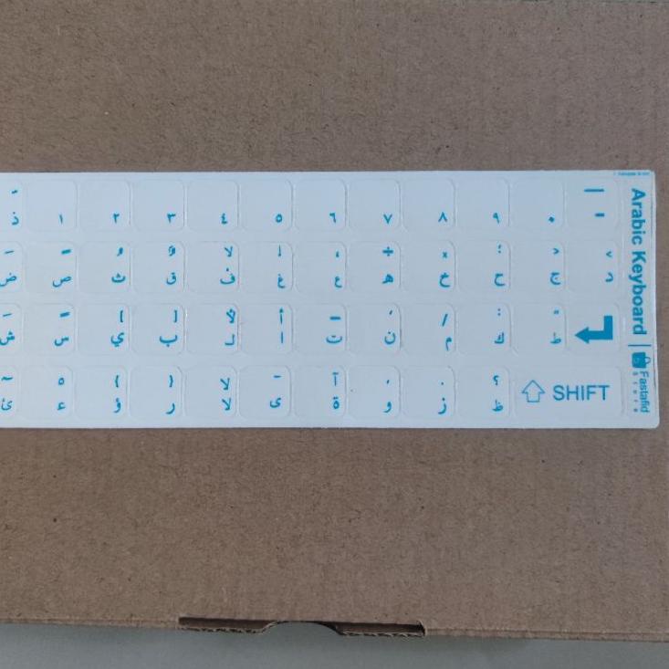 Jual Pro Hemat--Sticker Keyboard Arab Transparan | Shopee Indonesia