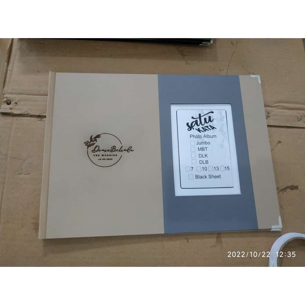 Jual FREE grafir album foto magnetik landscape cream/ MBT isi 80 foto ...