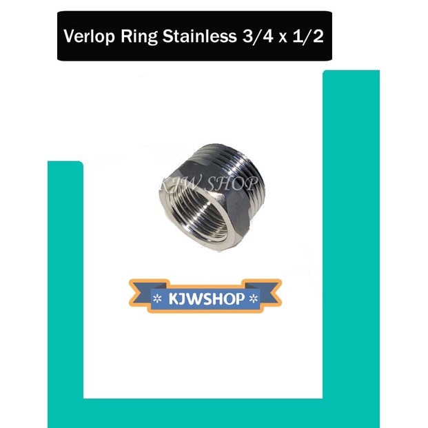 Jual VR Verlop Ring Stainless Steel 3/4 x 1/2 Vlok Ring 3/4x1/2 Fiting ...