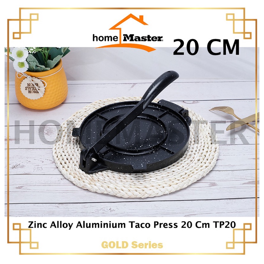 Jual HomeMaster Taco/Tortilla/Kebab Press/Maker Aluminium Zinc Alloy 20 Cm TP20 | Shopee Indonesia