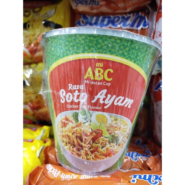 Jual Mi ABC Mi Instan Cup Pop Mie rasa Soto Ayam | Shopee Indonesia