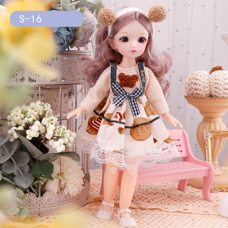 Jual FAVO Mainan Anak Boneka Seri (S U) BJD Doll 30cm Cute DIY Girls ...