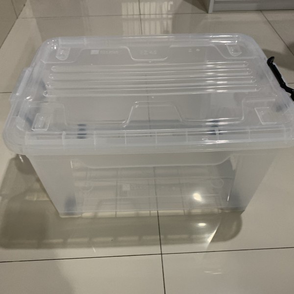Jual Storage Box Container CB 52 Liter EZY Bening Transparan | Shopee ...
