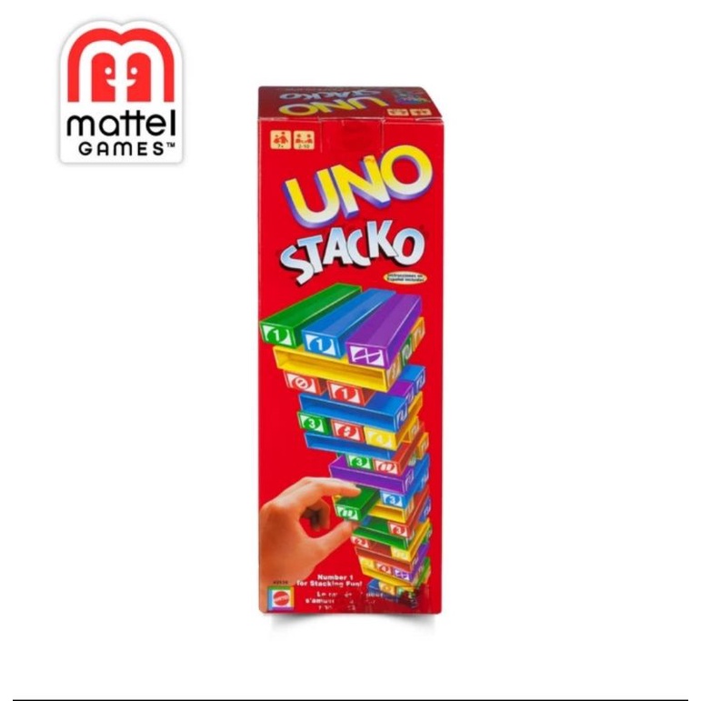 Jual Uno Stacko Original Mattel Mainan Stacko Balok | Shopee Indonesia