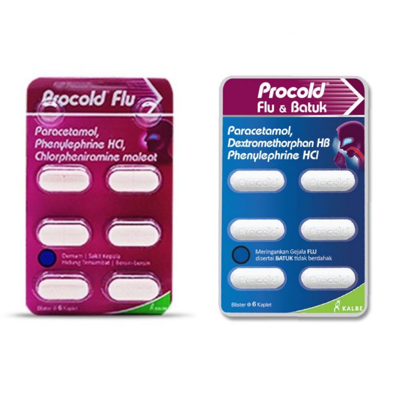Jual Procold 1 Strip isi 6 tab | Shopee Indonesia