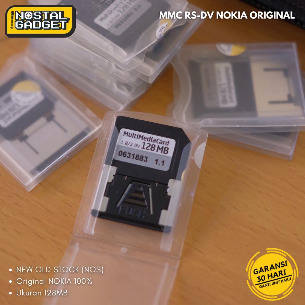 Jual Memory Card MMC RSDV Nokia 128MB 7610 6600 Ngage N70 9210i 9300i ...