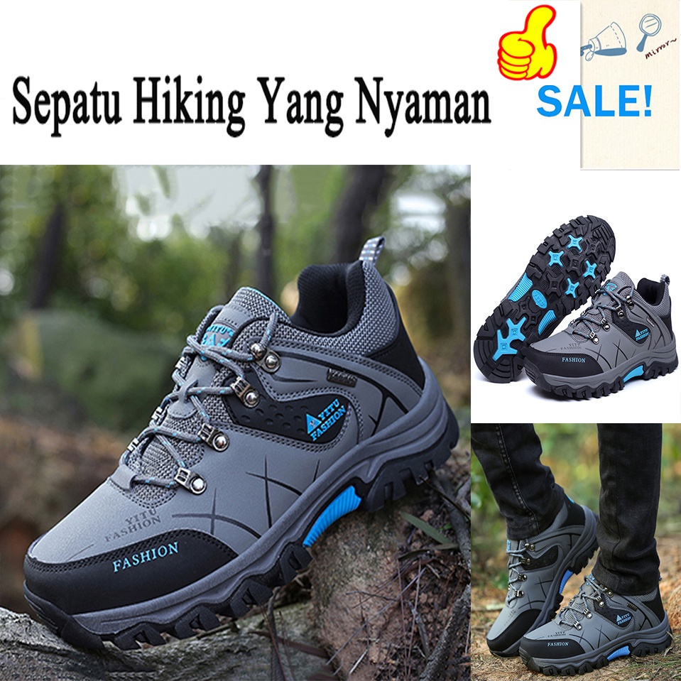 Jual Ukuran 40-43 Sepatu Gunung Pria Sepatu Tahan Air Dan Tahan Slide ...