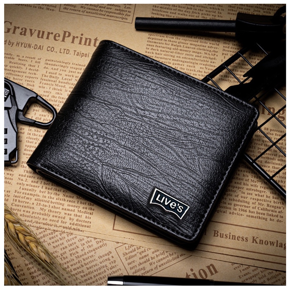 Jual Dompet Pria Original Dompet Pria Branded Bahan Kulit PU Import ...