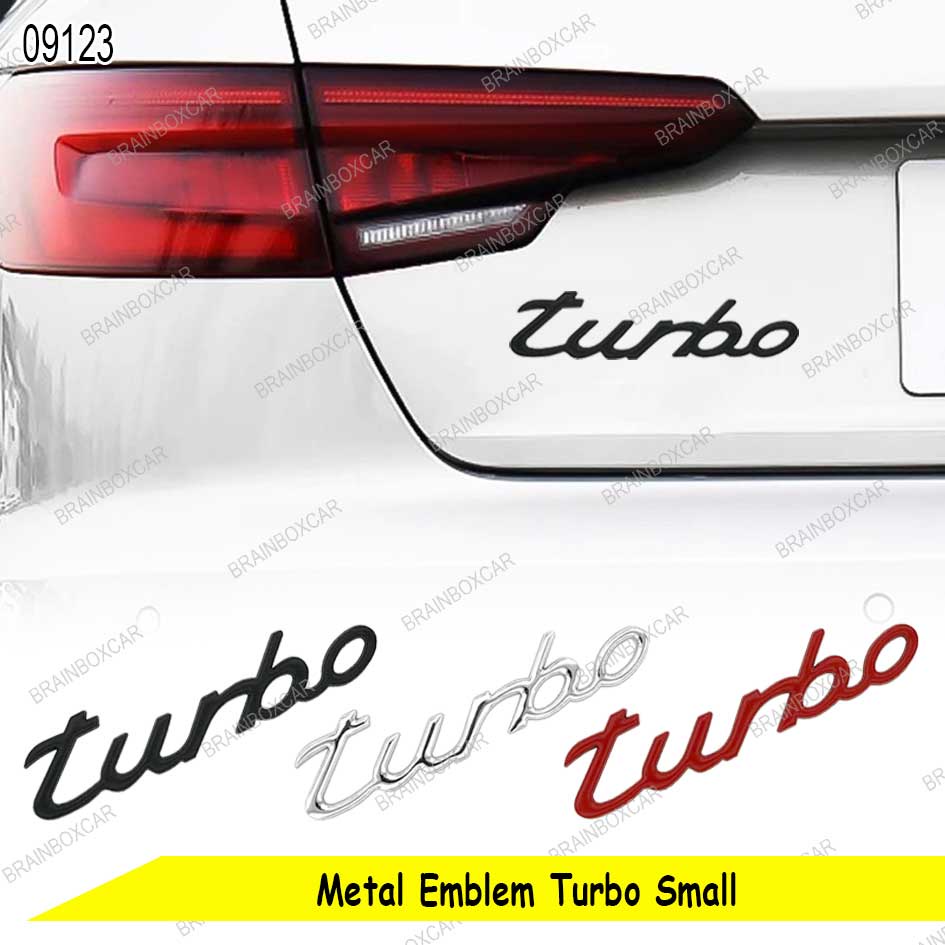 Jual Emblem Besi Logo Turbo Metal Logo Tempelan Bodi Mobil | Shopee ...
