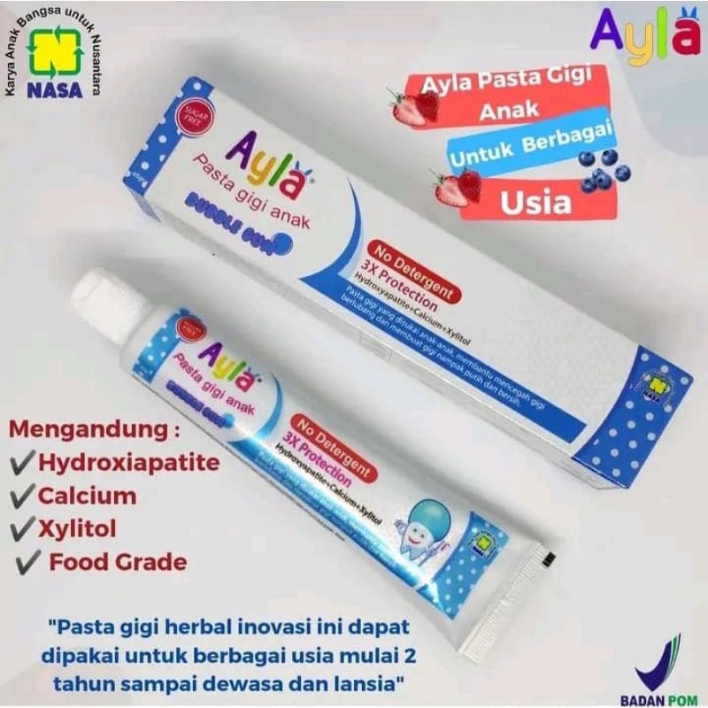 Jual EXP 2024 ODOL ANAK 1 TAHUN KEATAS/AMAN BILA TERTELAN/AYLA PASTA ...