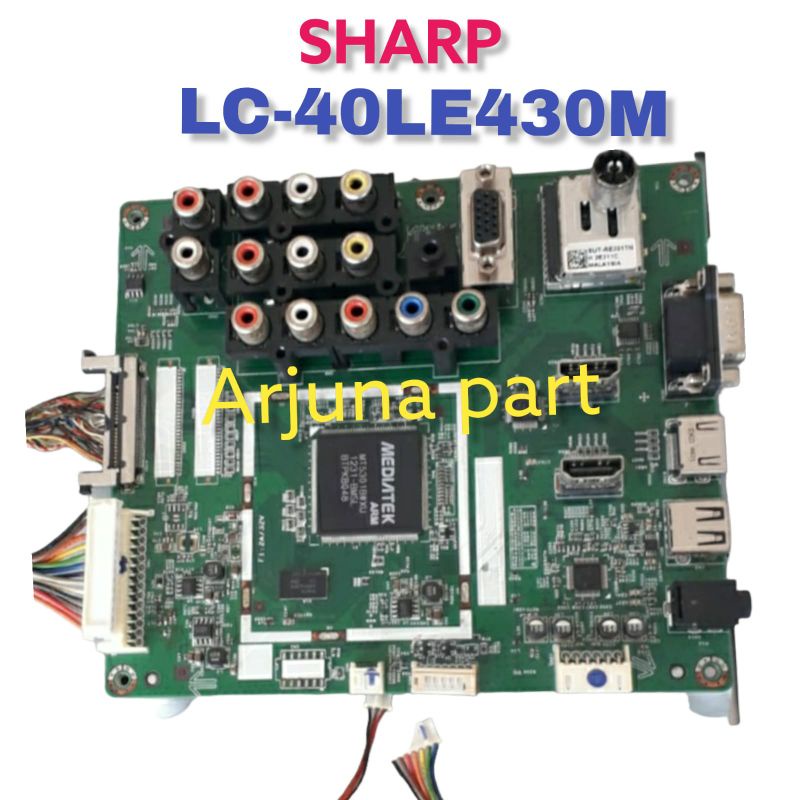Jual MAINBOARD TV SHARP LC-40LE430M / MB TV SHARP LC-40LE430M / MESIN TV SHARP LC-40LE430M ...