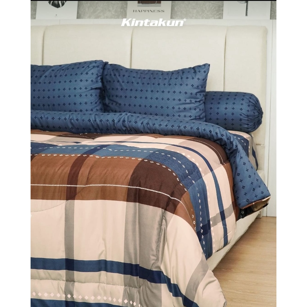 Jual PROMO BEDCOVER SET SPREI RUMBAI KINTAKUN DELUXE QUEEN 160 BADCOVER ...