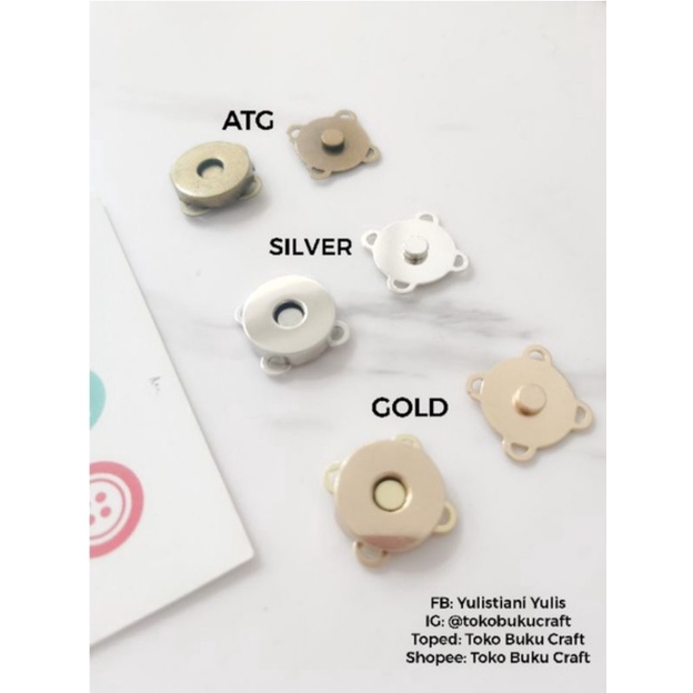 Jual Kancing Magnet 1,8cm Import (per lusin) | Shopee Indonesia