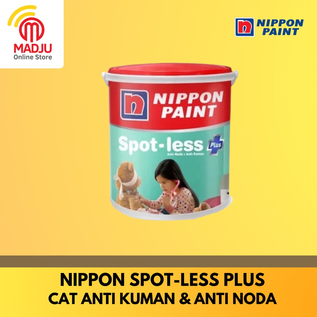 Jual Cat Tembok anti noda dan Anti kuman Nippon Spotless PLUS Silver ...
