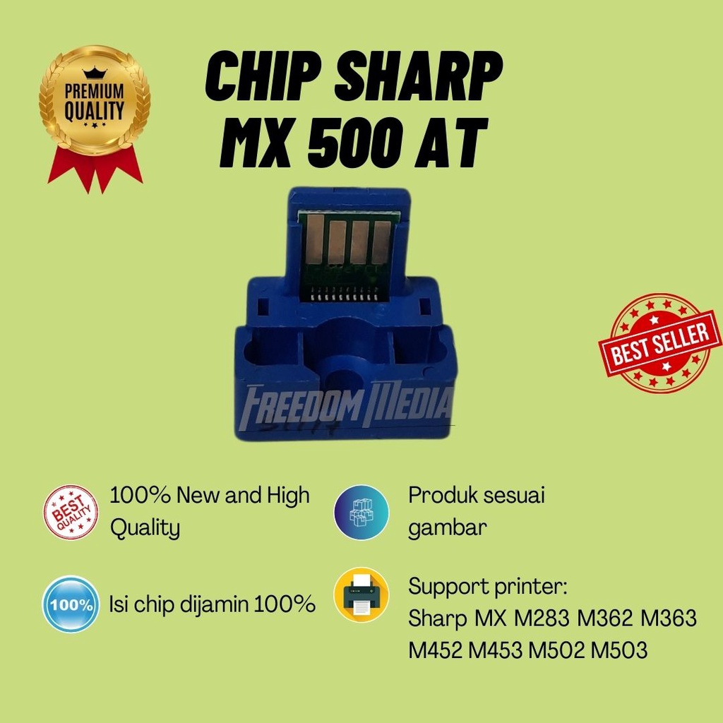 Jual Chip MX 500 MX500 - Printer Sharp MX M283 M362 M363 M452 M453 M502 ...