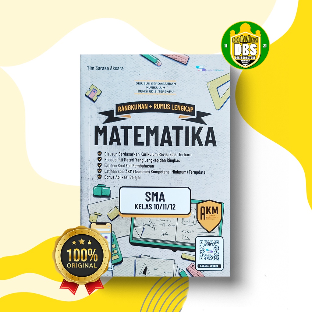 Jual BUKU PELAJARAN SMA RANGKUMAN + RUMUS LENGKAP MATEMATIKA SMA MA ...