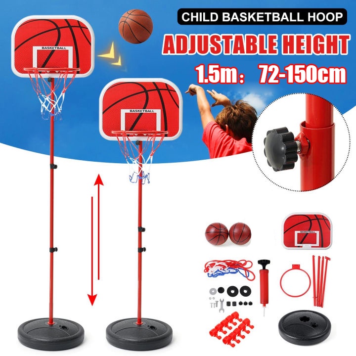 Jual NBA Portable Ring Basket Anak / 72 -150 cm Mainan Ring Basket Anak ...