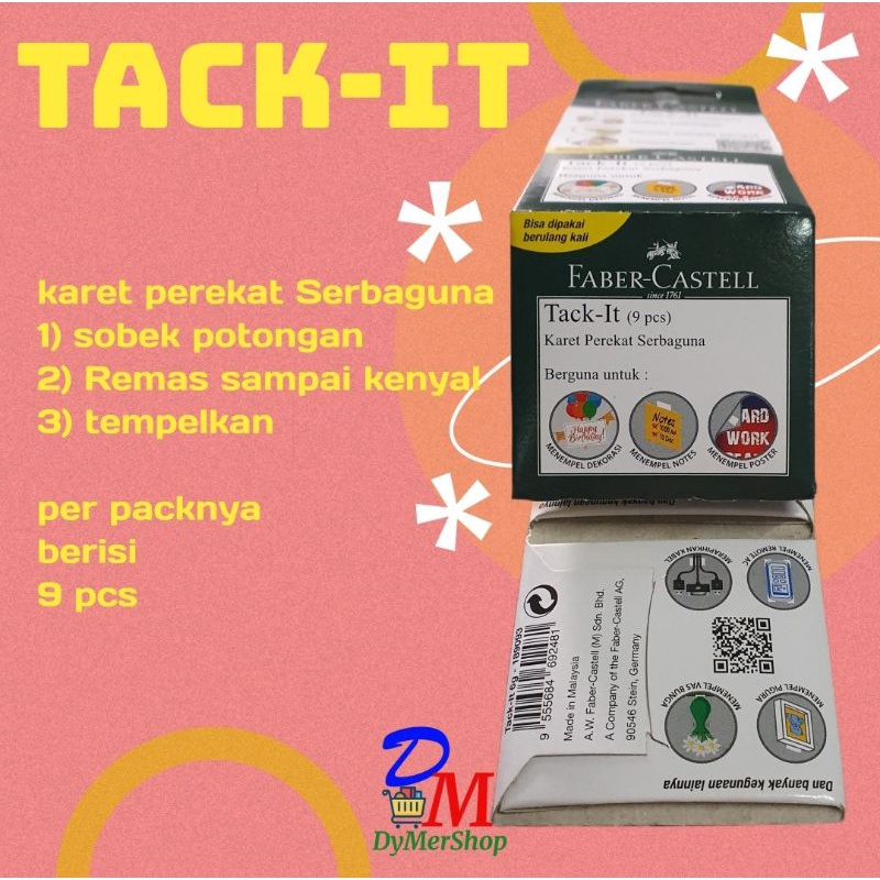 Jual tack it karet perekat serbaguna fabercastell | Shopee Indonesia